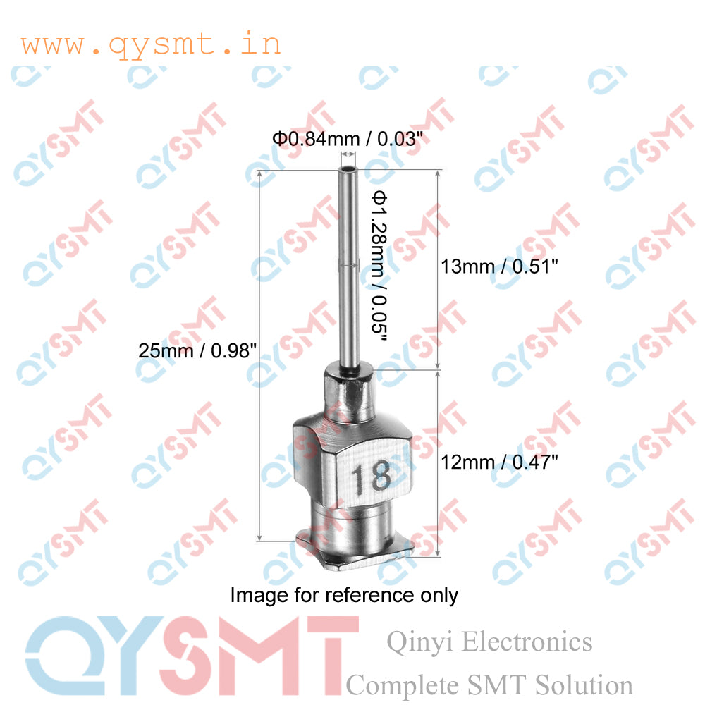 18 NO. Half-inch Full Metal Dispensing Needle – QYSMT