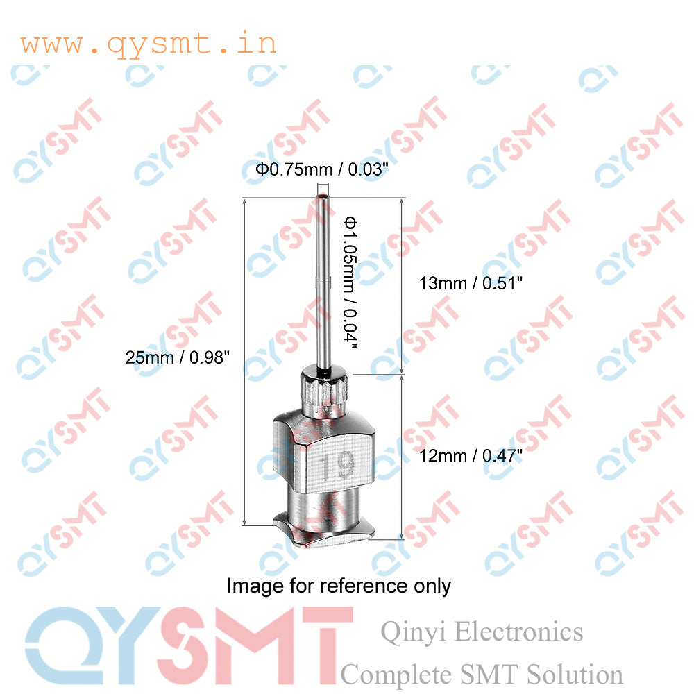 19 NO. Half-inch Full Metal Dispensing Needle – QYSMT