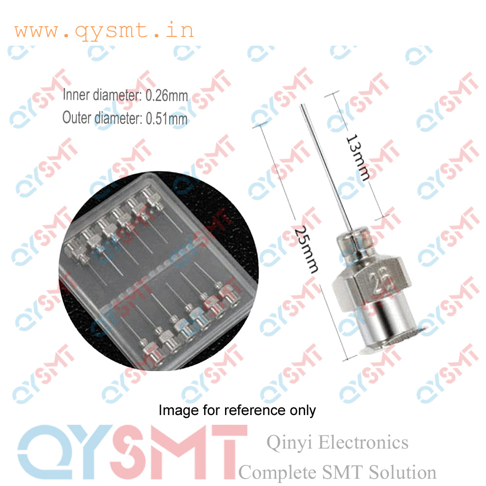 25 NO. Half-inch Full Metal Dispensing Needle – QYSMT