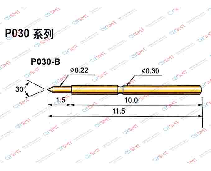 Pogo Pin P030-B – QYSMT